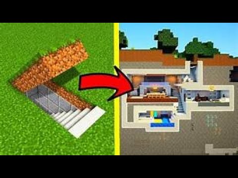 Como hacer una base secreta en minecraft Muy Facil - YouTube