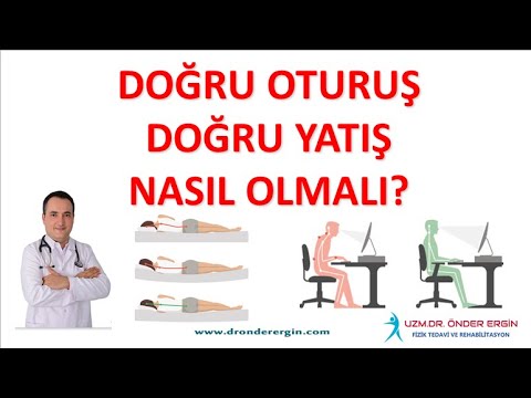 Doğru oturuş, doğru yatış, sandalye, yatak ve yastık seçimi nasıl olmalı?