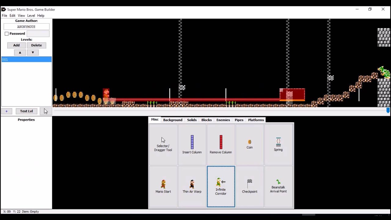 super mario bros game maker - YouTube