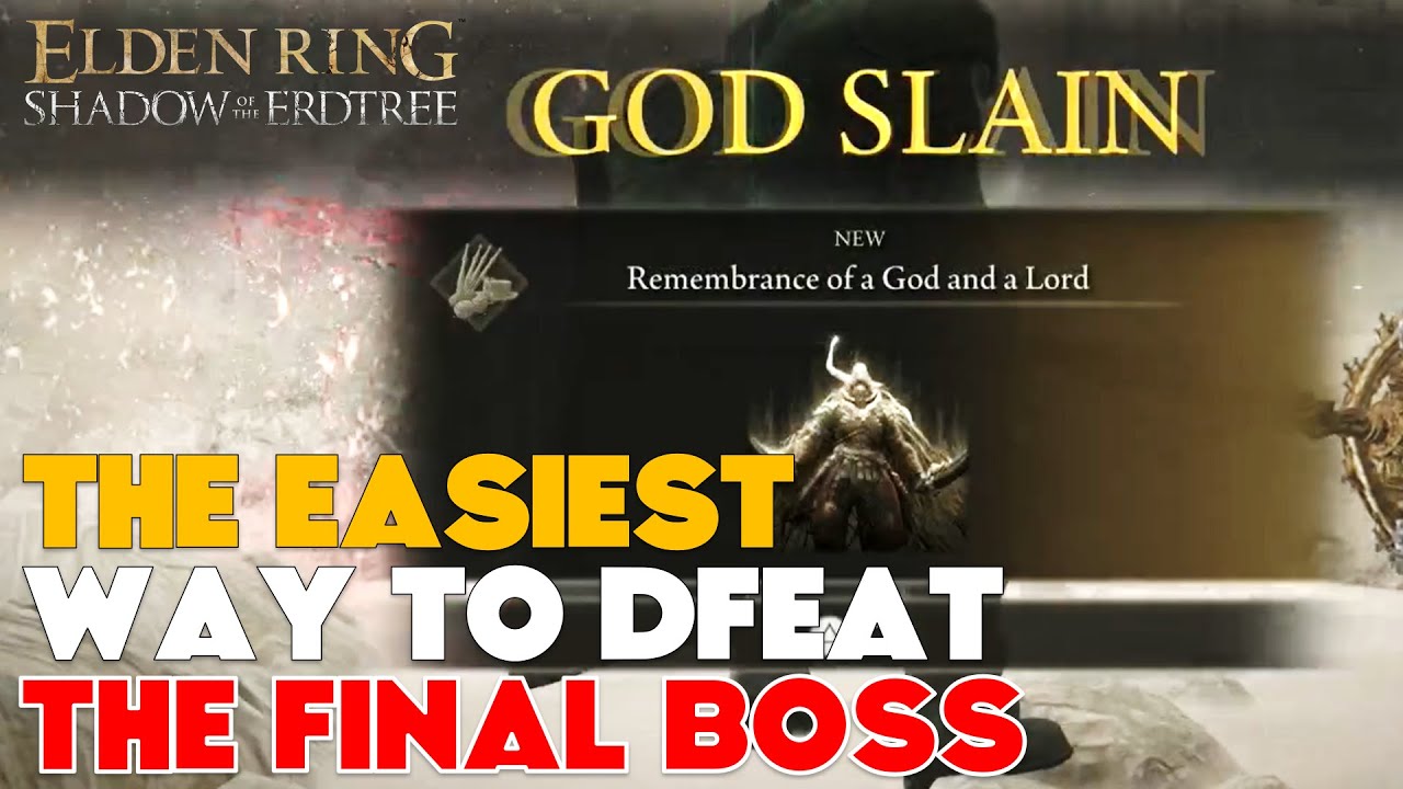 How to Cheese the Final Boss - Elden Ring: Shadow of the Erdtree DLC ...