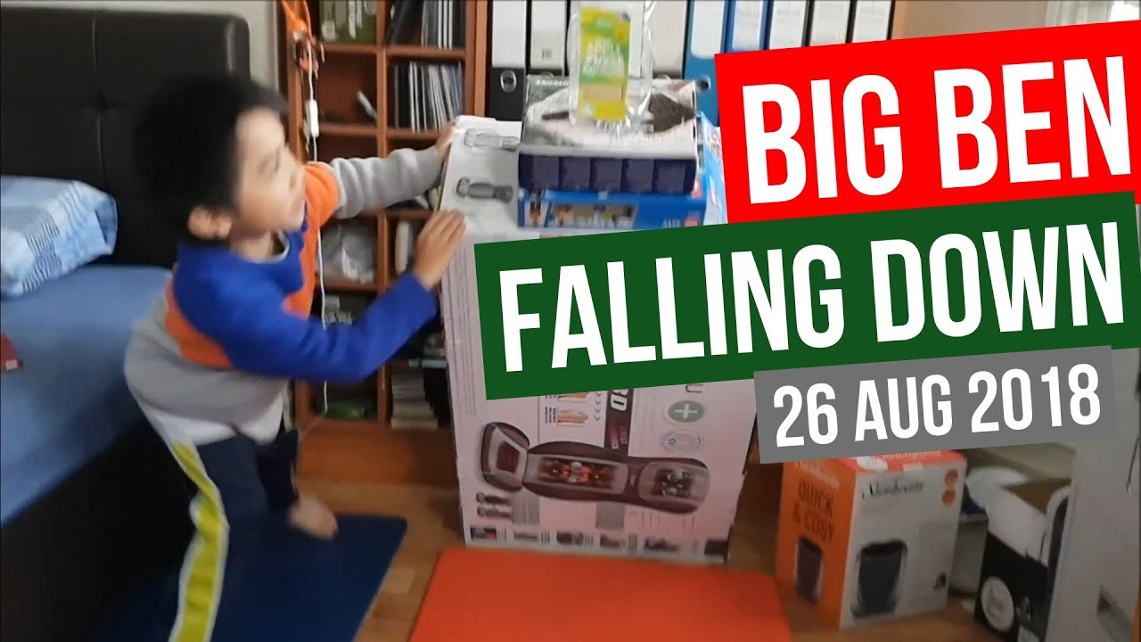 Big Ben Falling down | 26-8-2018 - YouTube