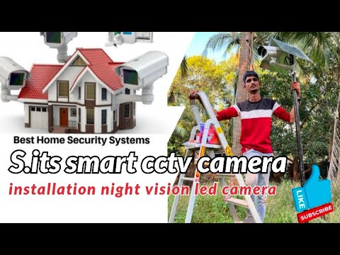DAHUA Led CAMERA Night vision clour camera installation... - YouTube
