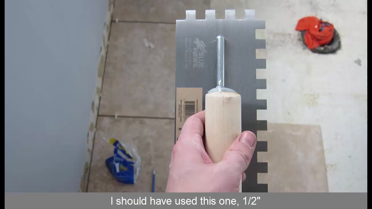 Floor Tile - How To - (Part 2) - YouTube