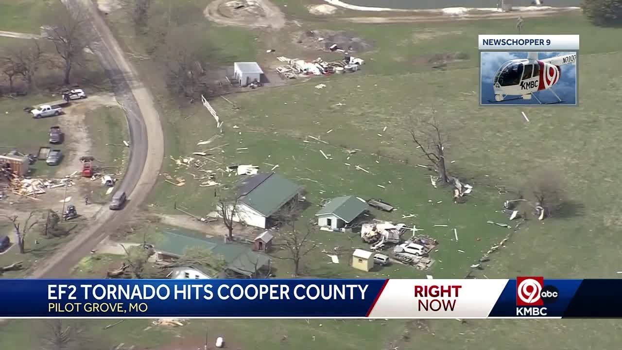 EF-2 tornado in Pilot Grove, Missouri, among three confirmed tornadoes ...