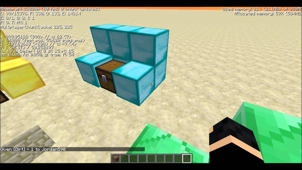 Tips and trick #3 - How to enable on-screen Block ID's and Durability ...