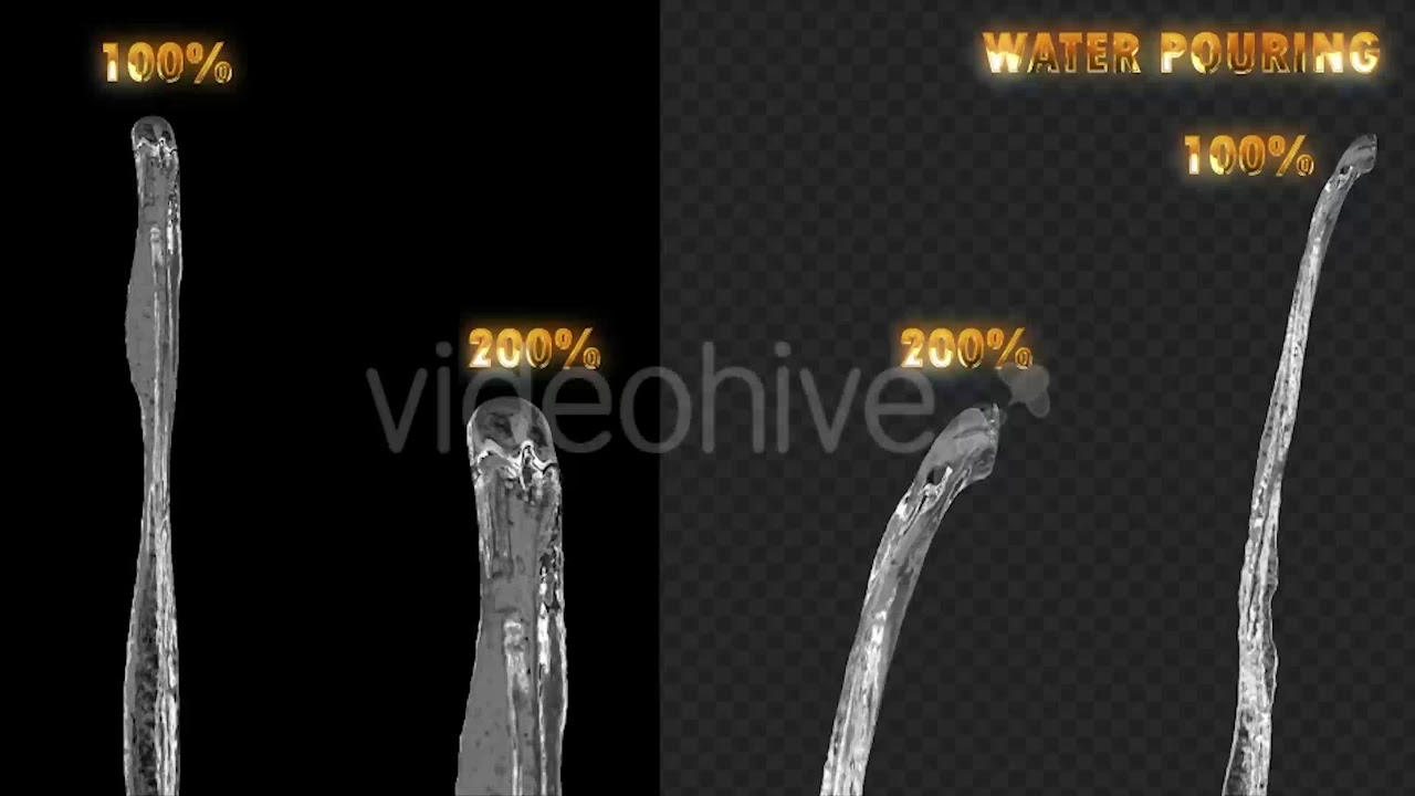 Water Pouring | Motion Graphics - Videohive template - YouTube