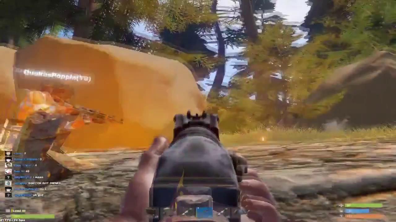 Rust Gameplay VIII- WORM HOMIE CARRIES ME! - YouTube