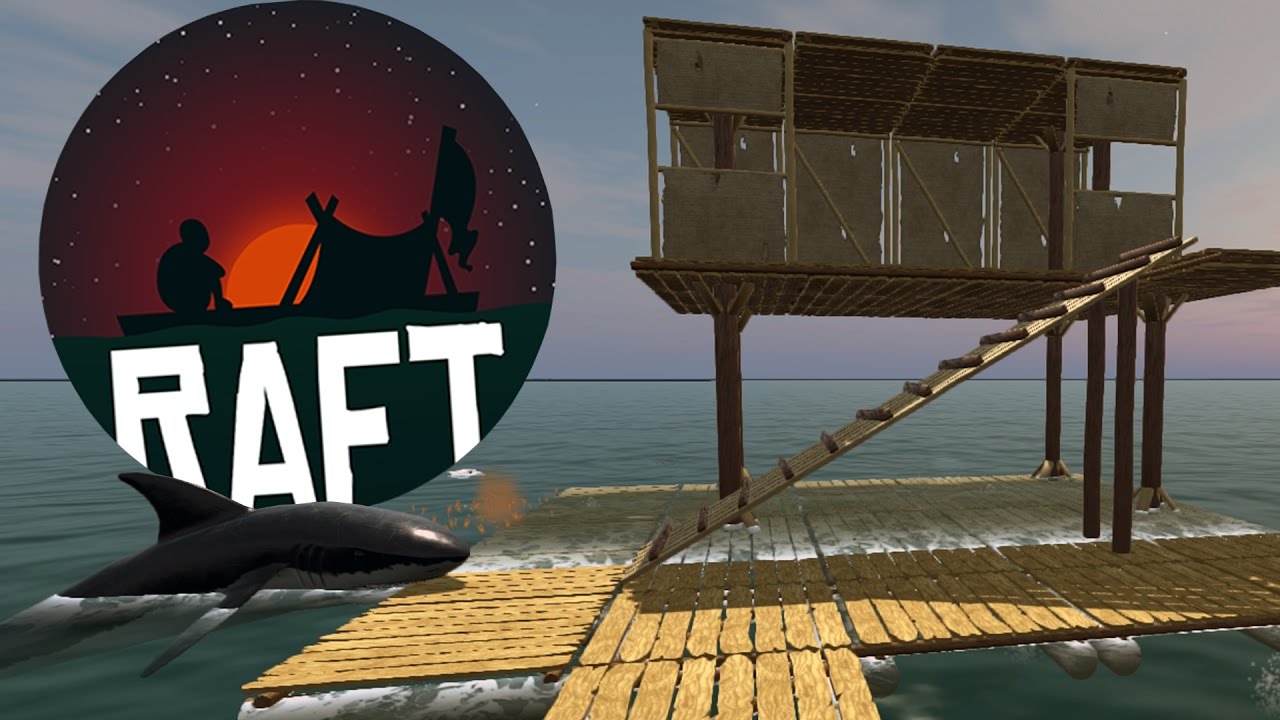 Raft - Raft Eating Sharks! - Survival on the Sea - Raft Gameplay ...