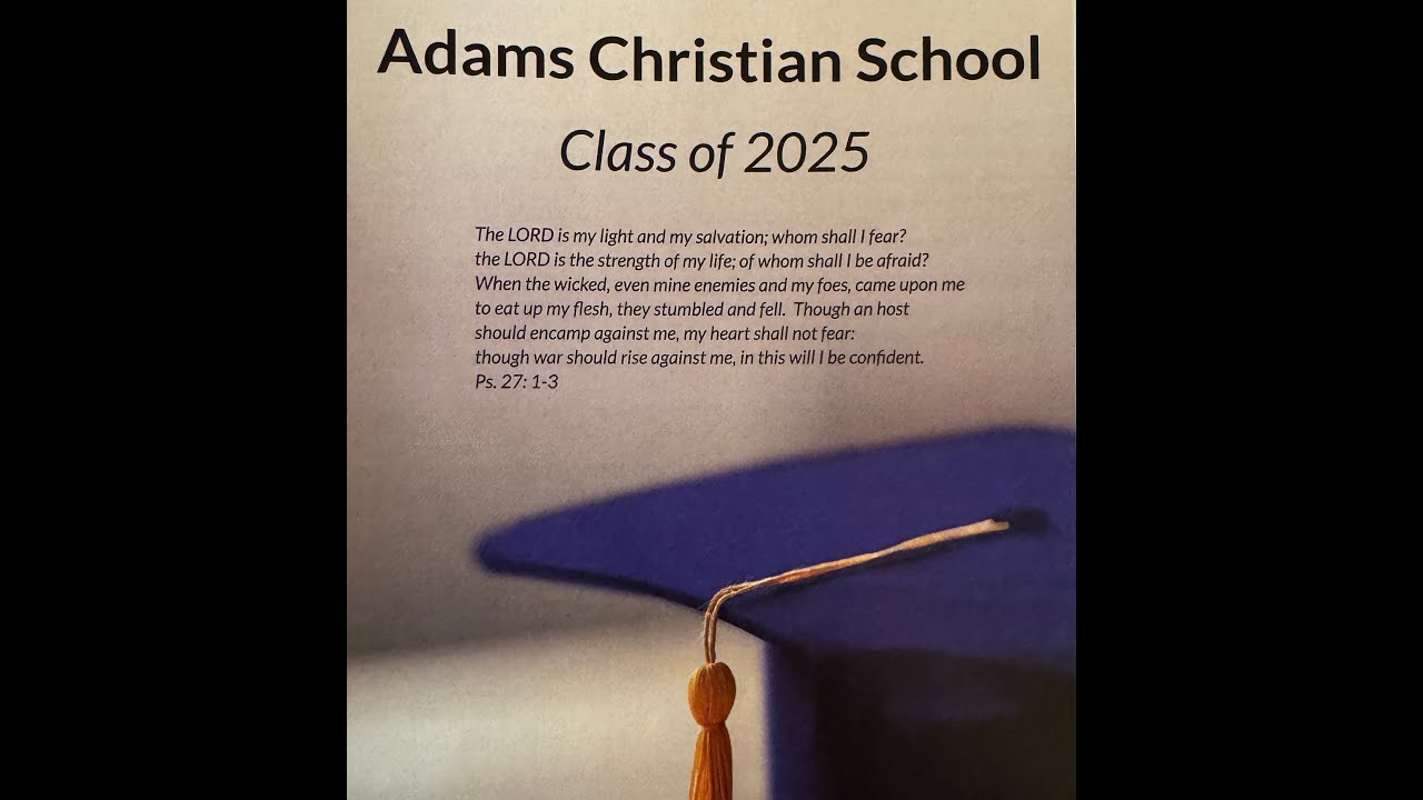 Adams PRCS 2025 Graduation - YouTube