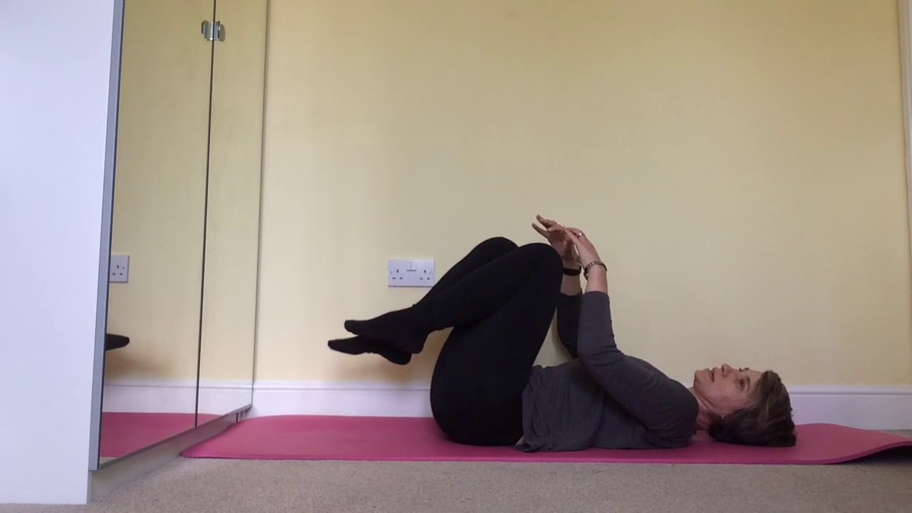 Pilates Mat Work: shoulder bridge with scapular isolation, abdominal ...