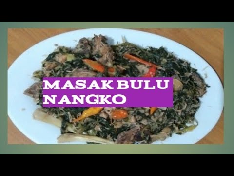 Masak ayam bulunangko masakan Toraja/daun mayana #masakbulunangko - YouTube