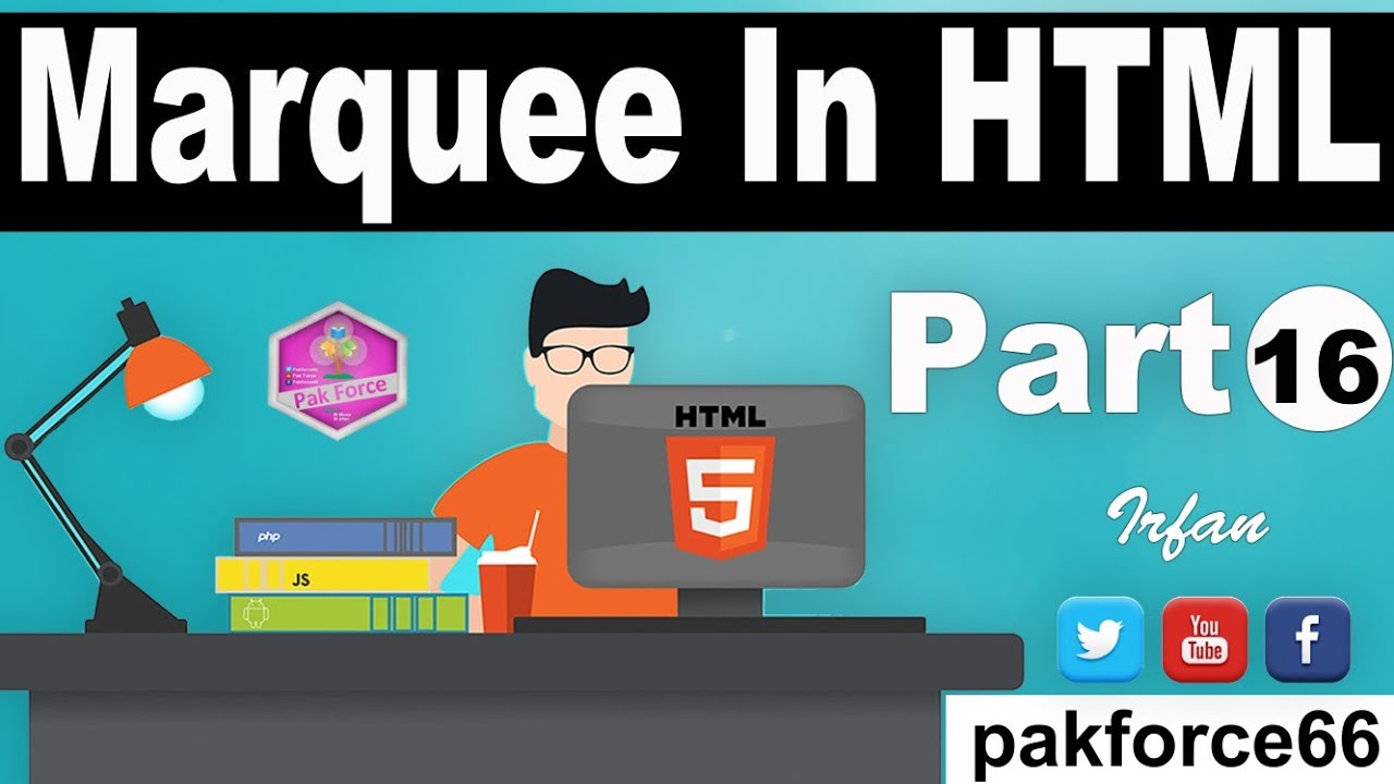 Marquee Tag In HTML5 Tutorials In Urdu HTML5 Tutorials For Beginners Marquee Tag In HTML5 Tutorials In Urdu HTML5 Tutorials For Beginners