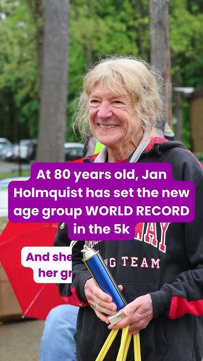 80 Year Old Breaks 5k Age Group World Record Youtube