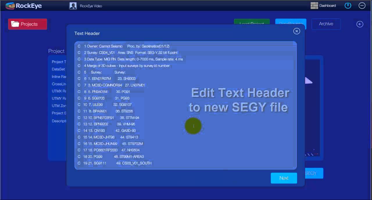 Export a Project as a new SEGY file - YouTube