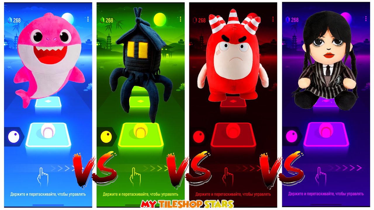 Baby Shark & Spider House Head & Oddbods & Wednesday. 🏆Who Is Best ...