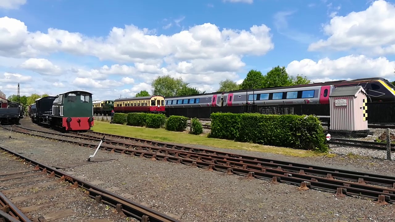 The new and the old at Didcot Railway Centre on the 25th May 2019 ...
