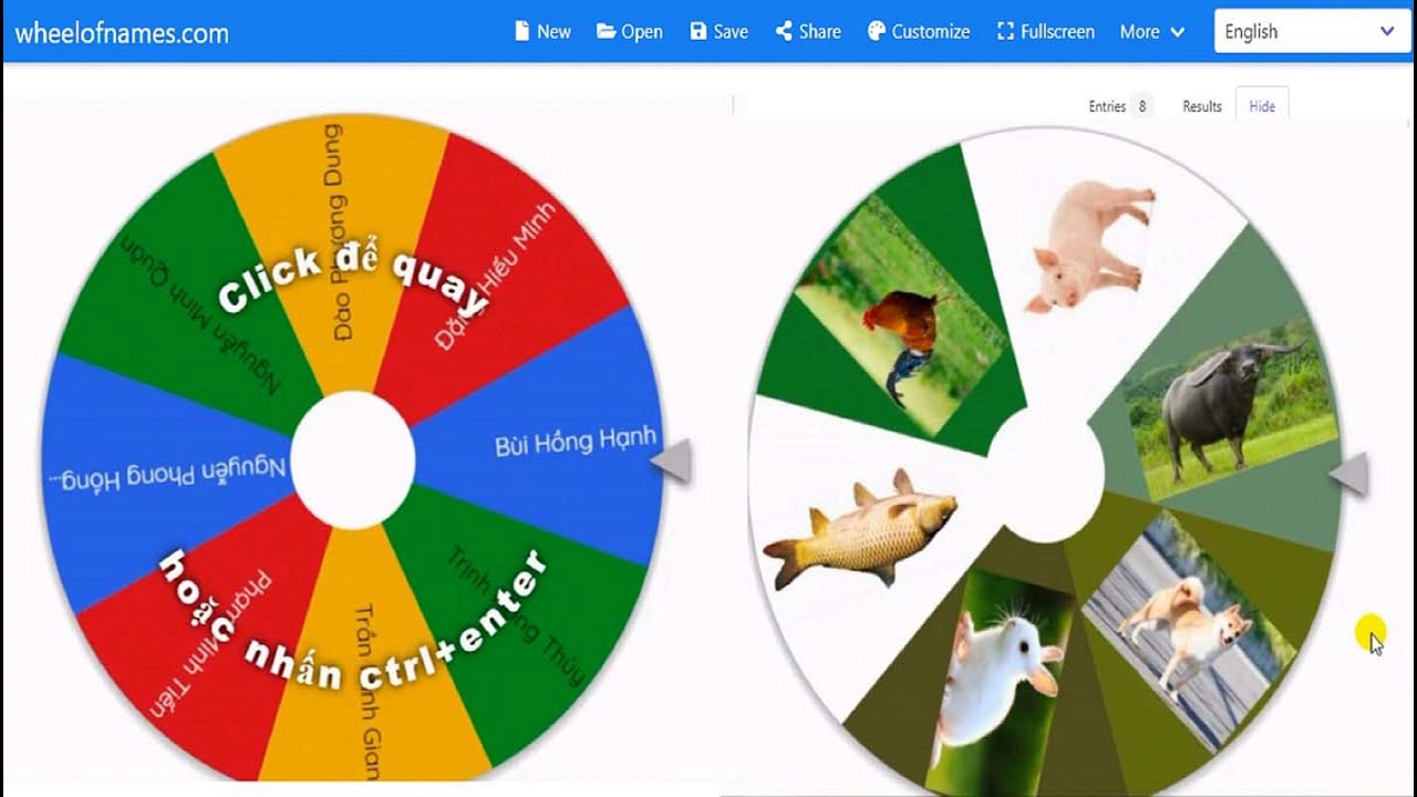 Ứng dụng Wheelofnames trong dạy học | tổ chức hoạt động trò chơi - YouTube