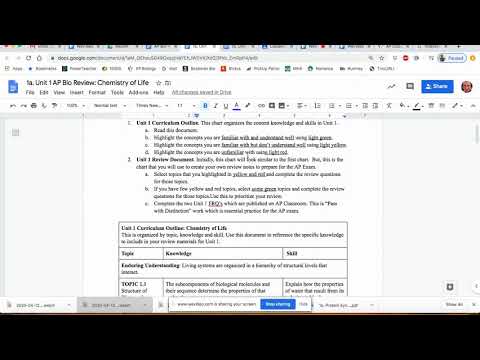 AP Bio Explanation: April 13-17 - YouTube