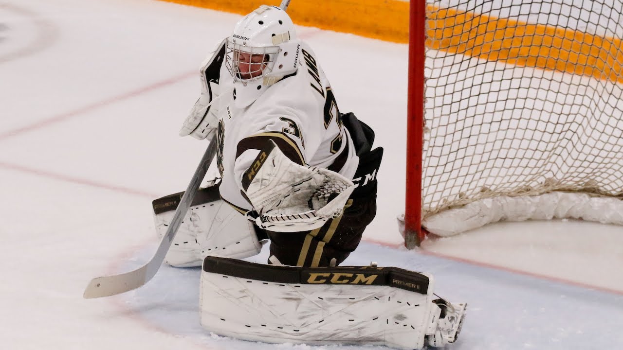 Riley Lamb Makes a Sprawling Save | Nicolino's Play of the Week - YouTube