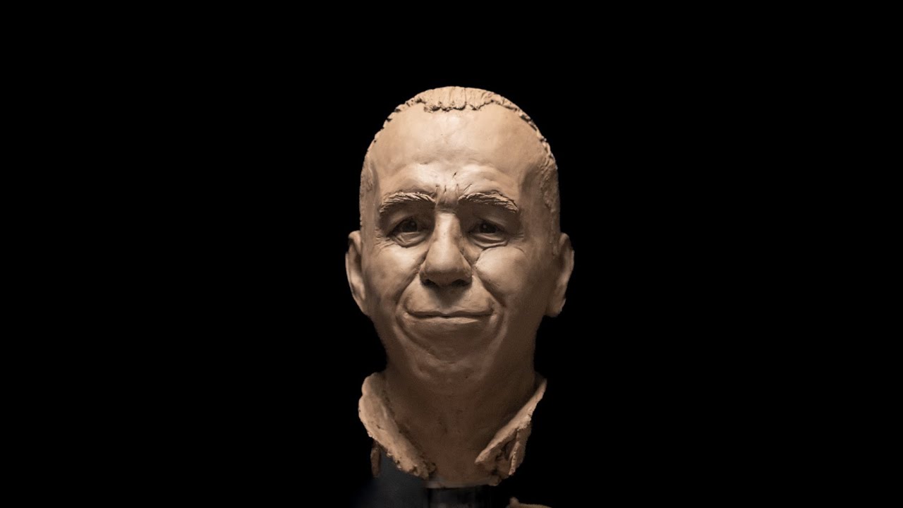 Beheading Gilbert Gottfried, portrait sculpture. - YouTube