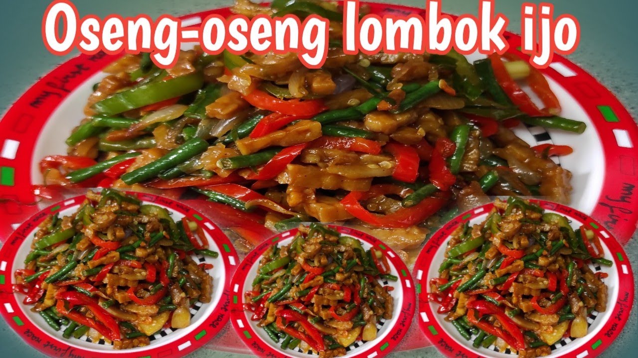 Resep oseng - oseng Lombok ijo - YouTube