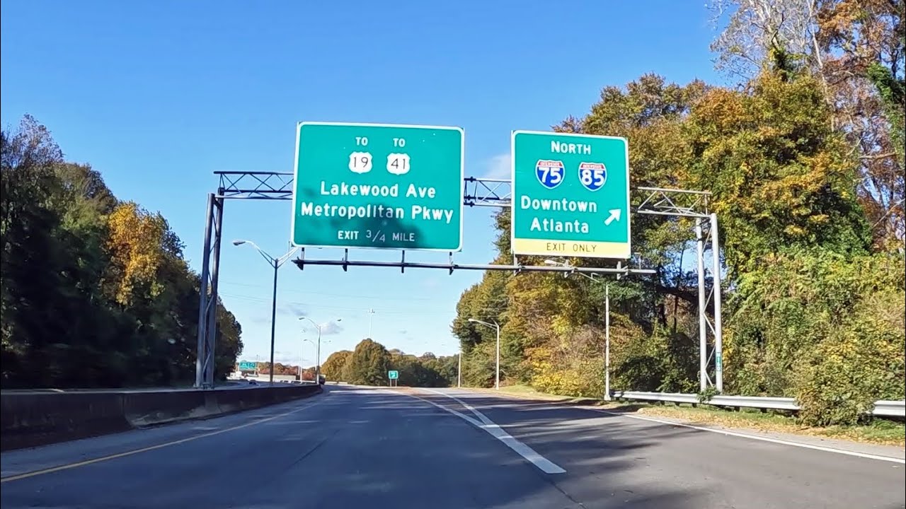 I 85 South ITP from the split to I 285 Saturday November 13th 2021 #I ...