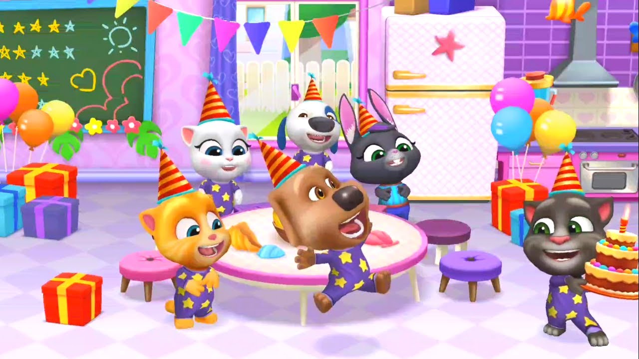My Talking Tom and Friends Entry In House - YouTube
