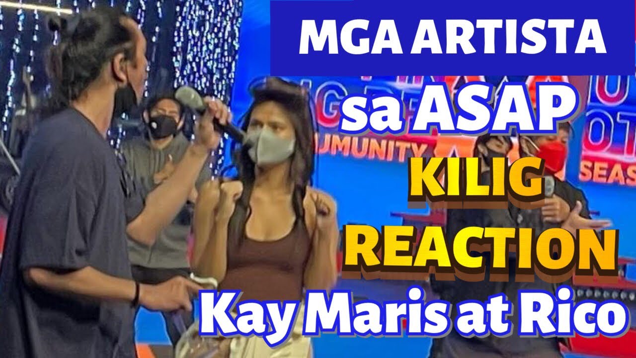 REACTIONS KILIG NG MGA ARTISTA SA ASAP kay Maris at Rico - YouTube