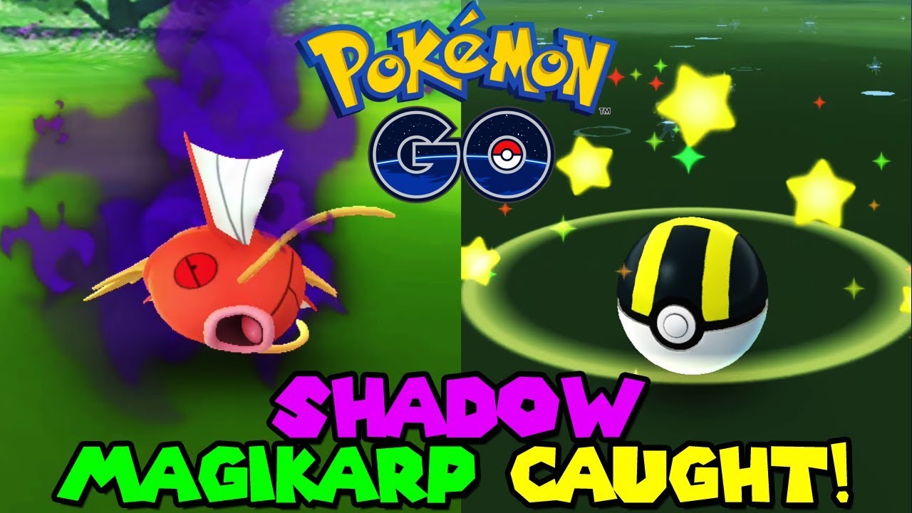 SHADOW MAGIKARP CAUGHT IN POKEMON GO - YouTube