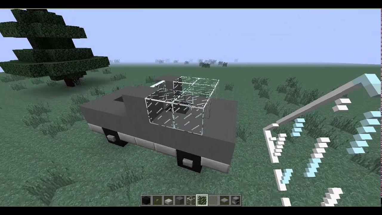 How to make a Minecraft pickup Truck - YouTube