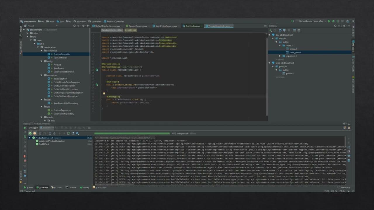 Spring Framework: реализация REST Controllers - YouTube