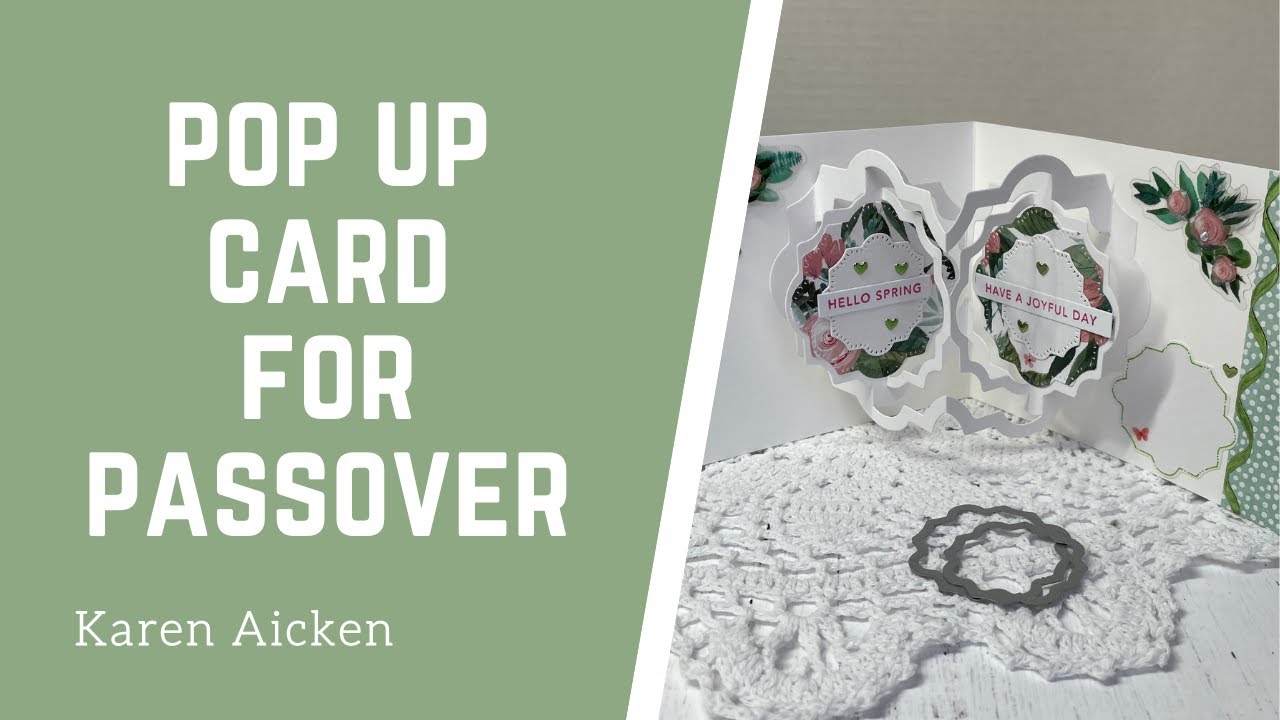 Pop Up Card for Passover - YouTube