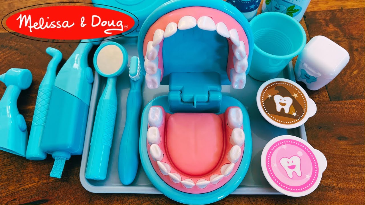ASMR, Dentist Toy, Unboxing, Melissa and Doug Super Smile Dentist Kit ...