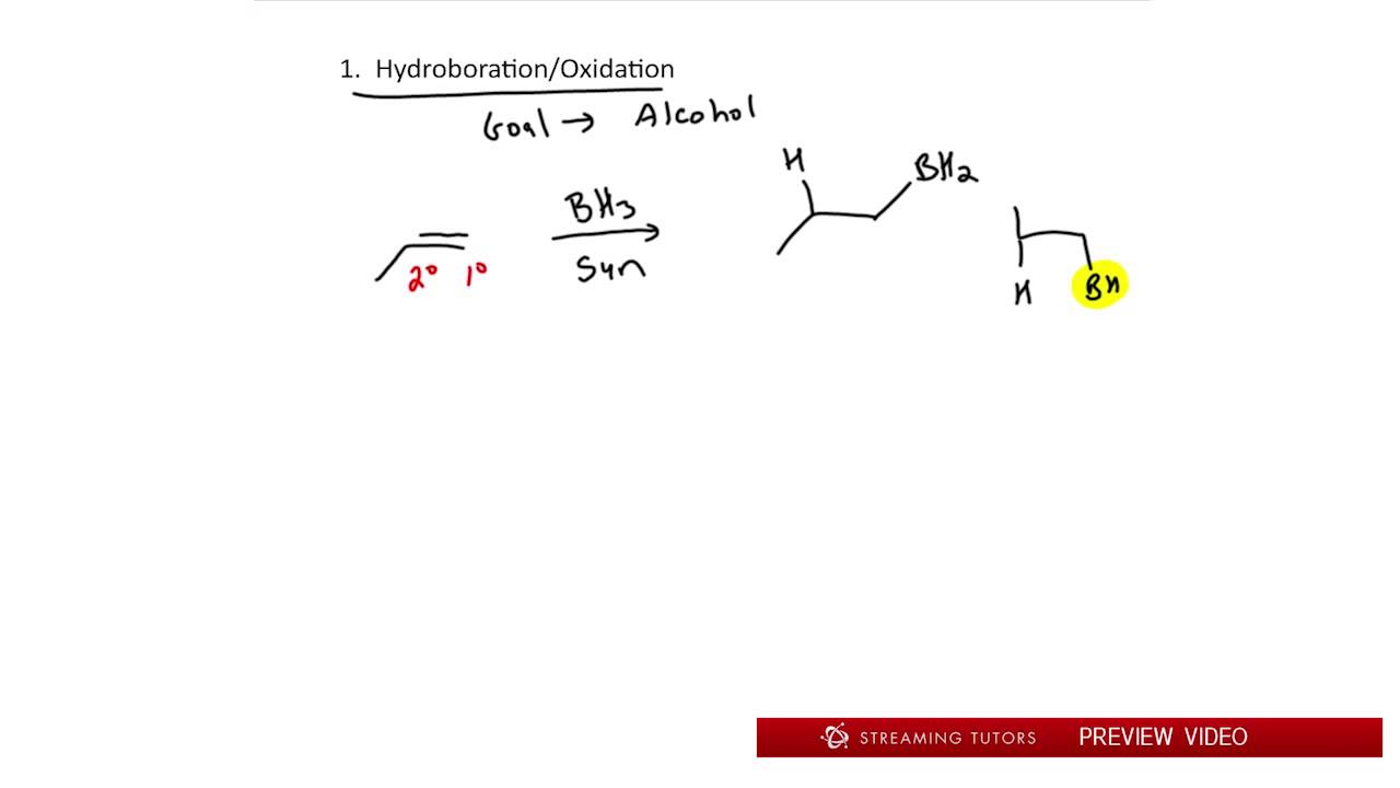 Alkenes Part 2 Alkene Reactions Syn Only Rxns of Alkenes tutorial - YouTube