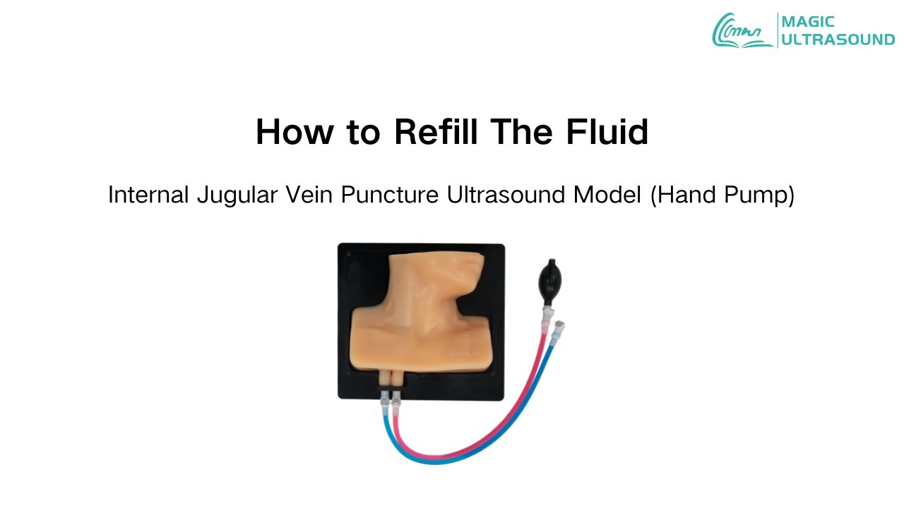 How to Refill The Fluid_Internal Jugular Vein Puncture Ultrasound Model ...