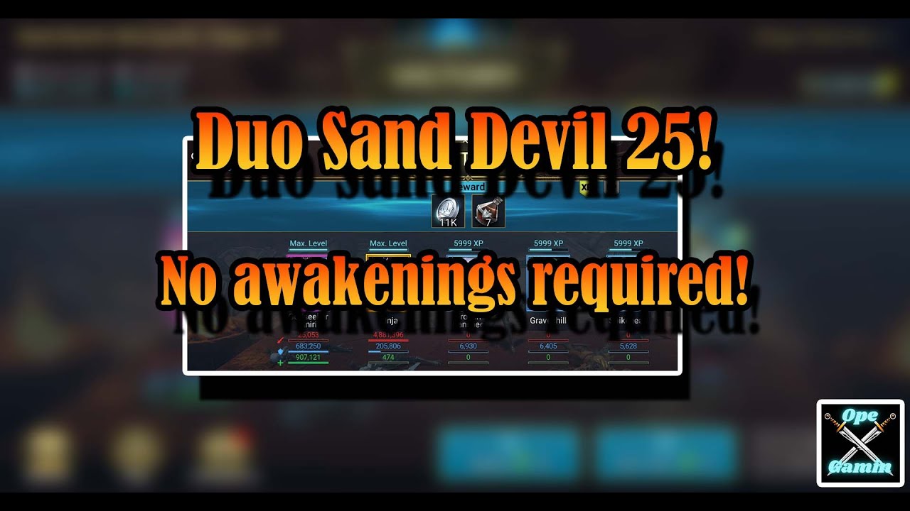 New Sand Devil 25 Duo Strat!!! [Raid: Shadow Legends] - YouTube