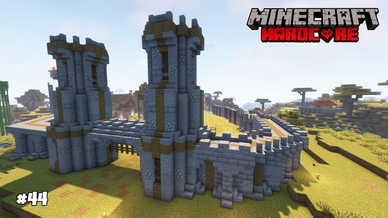 Mon plus GROS PROJET : LE CHÂTEAU FORT ! Minecraft survie hardcore #44 ...