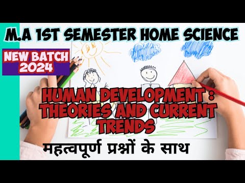 🔴Live m.a.1st semester home science //human development: theories and ...