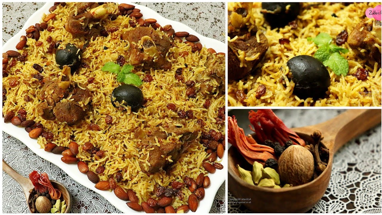 Saudi Special Mutton Kabsa Recipe / அரபுநாட்டின் மட்டன் கப்ஸா / Eid ...