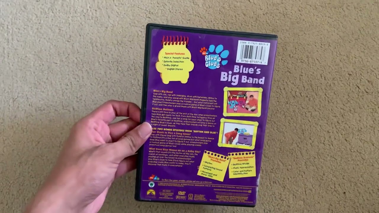Blue’s Clues: Blue’s Big Band 2003 DVD - YouTube