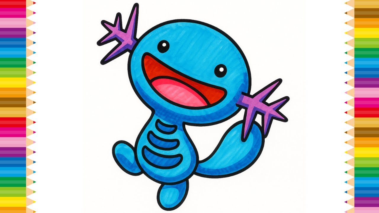 How to Draw Wooper | Pokemon - YouTube