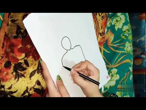 How to draw worship gesture || dasa worship || easy drawing to learn ...