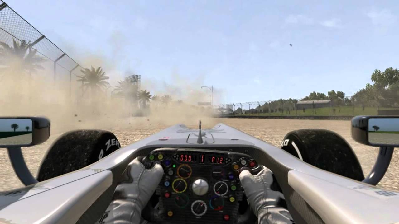 F1 2011 High Speed Engine Failure Melbourne - YouTube