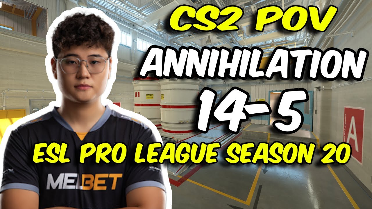CS2 POV | ATOX Annihilation (14/5) vs ENCE (Nuke) @ ESL Pro League ...