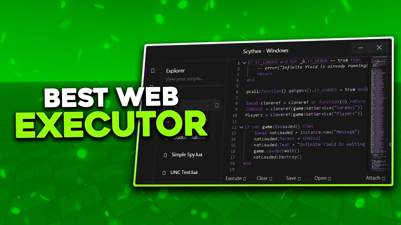 The BEST Roblox PC Executor! (SCYTHEX) [BYPASSES BYFRON] - YouTube