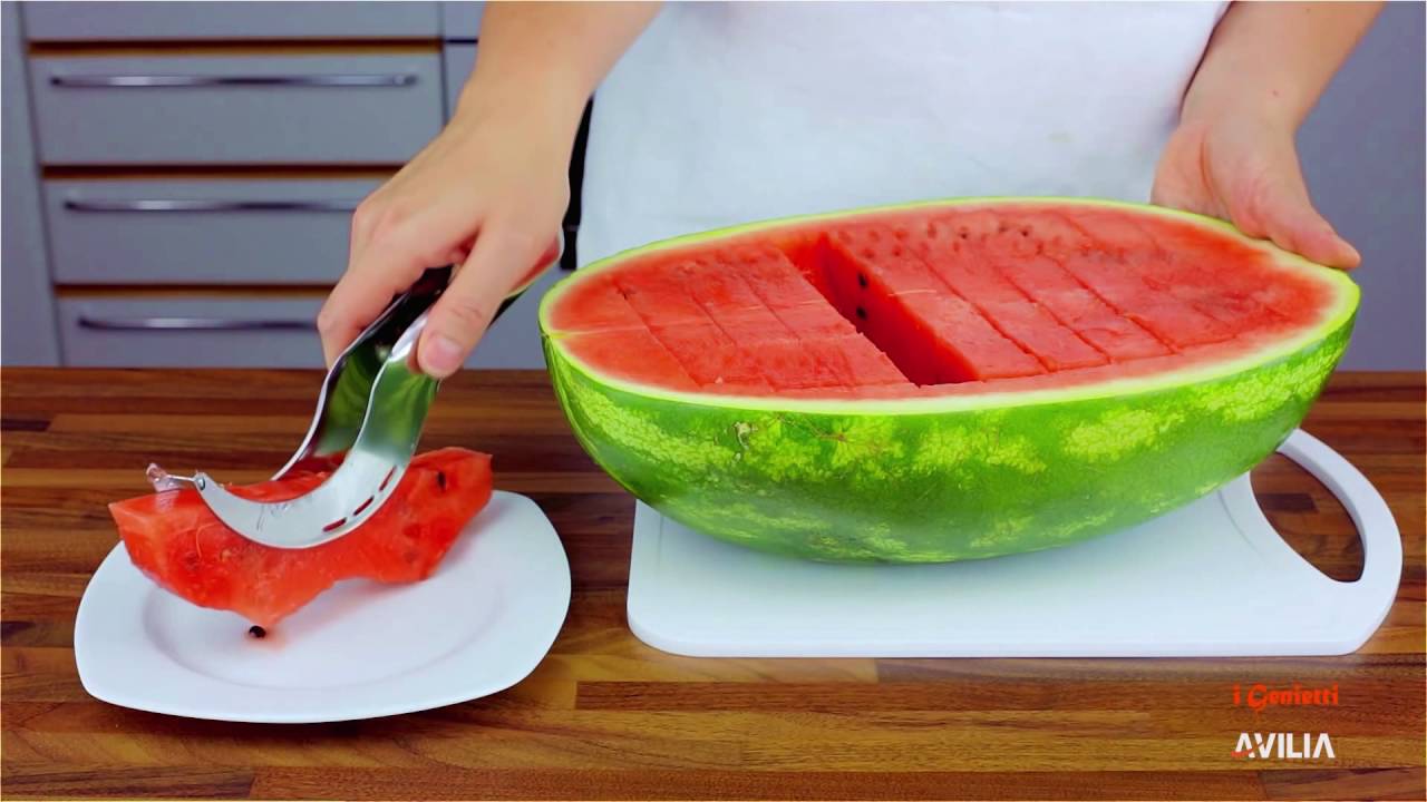 ANGURELLO Taglia e servi anguria I Genietti - Watermelon knife slicer ...