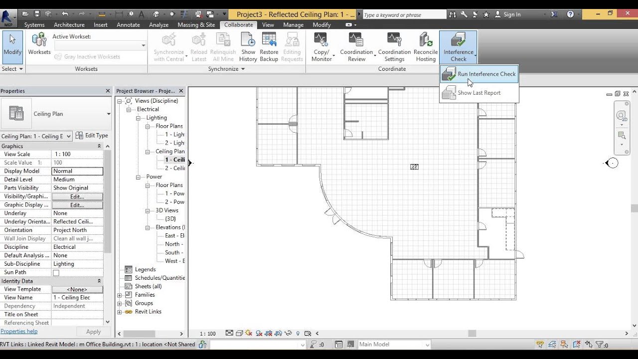 12- Collaborate Tab: Interference Check - YouTube