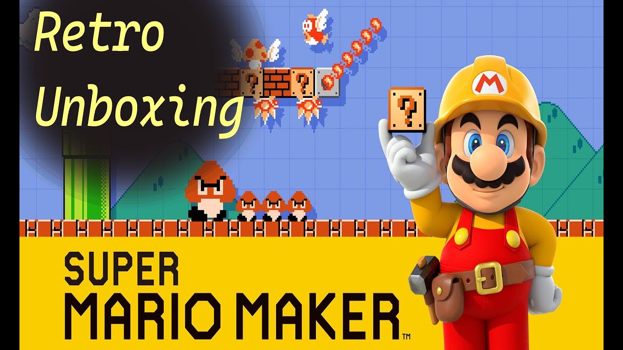 Retro Unboxing: Super Mario Maker - YouTube