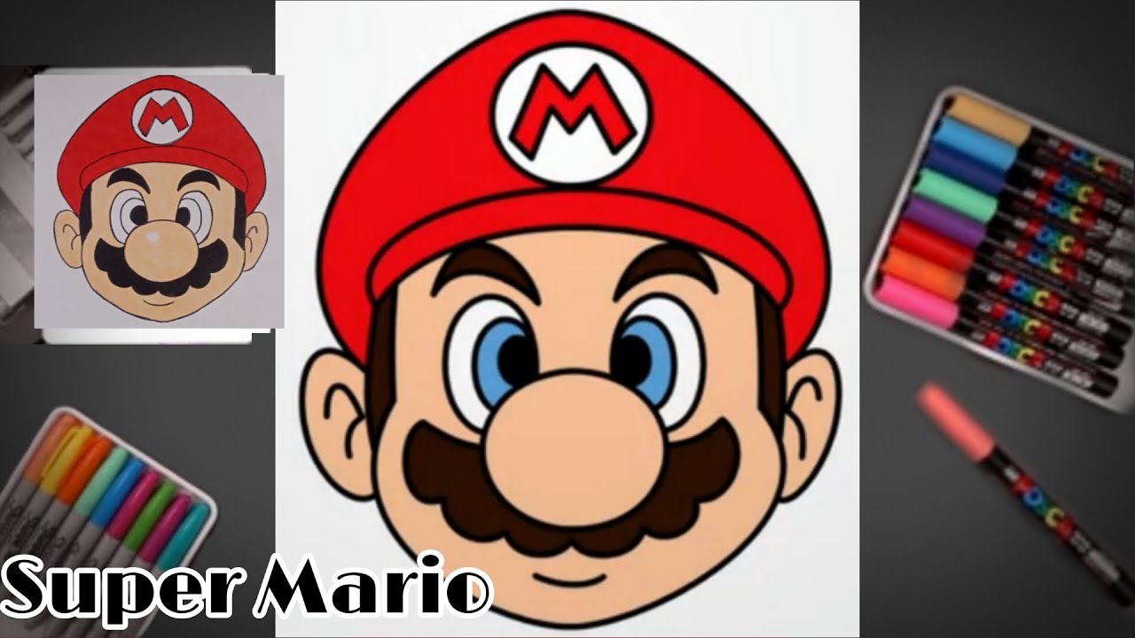 Cartoon Mario Face
