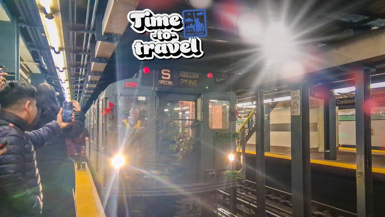 Holiday Special! R1/9 detoured into Queens | Side NYC Subway Action ...